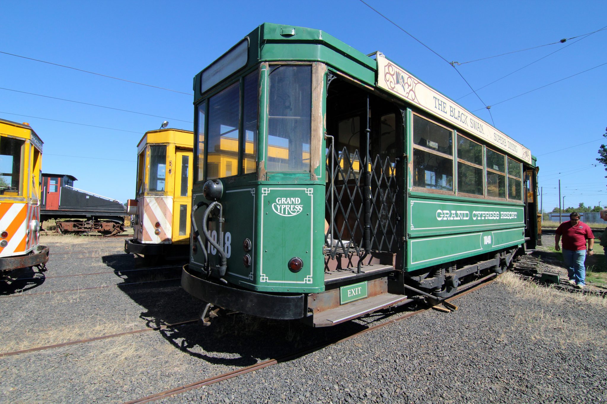 Trolley collection of the Oregon Electric Railway Museum in Brooks, Oregon