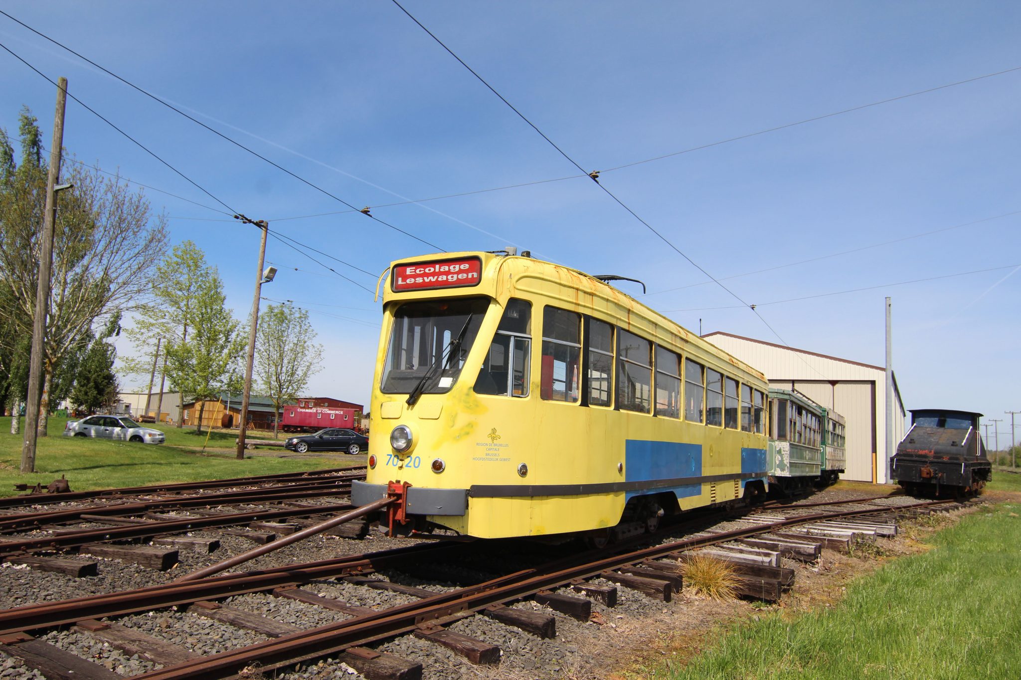 Trolley collection of the Oregon Electric Railway Museum in Brooks, Oregon