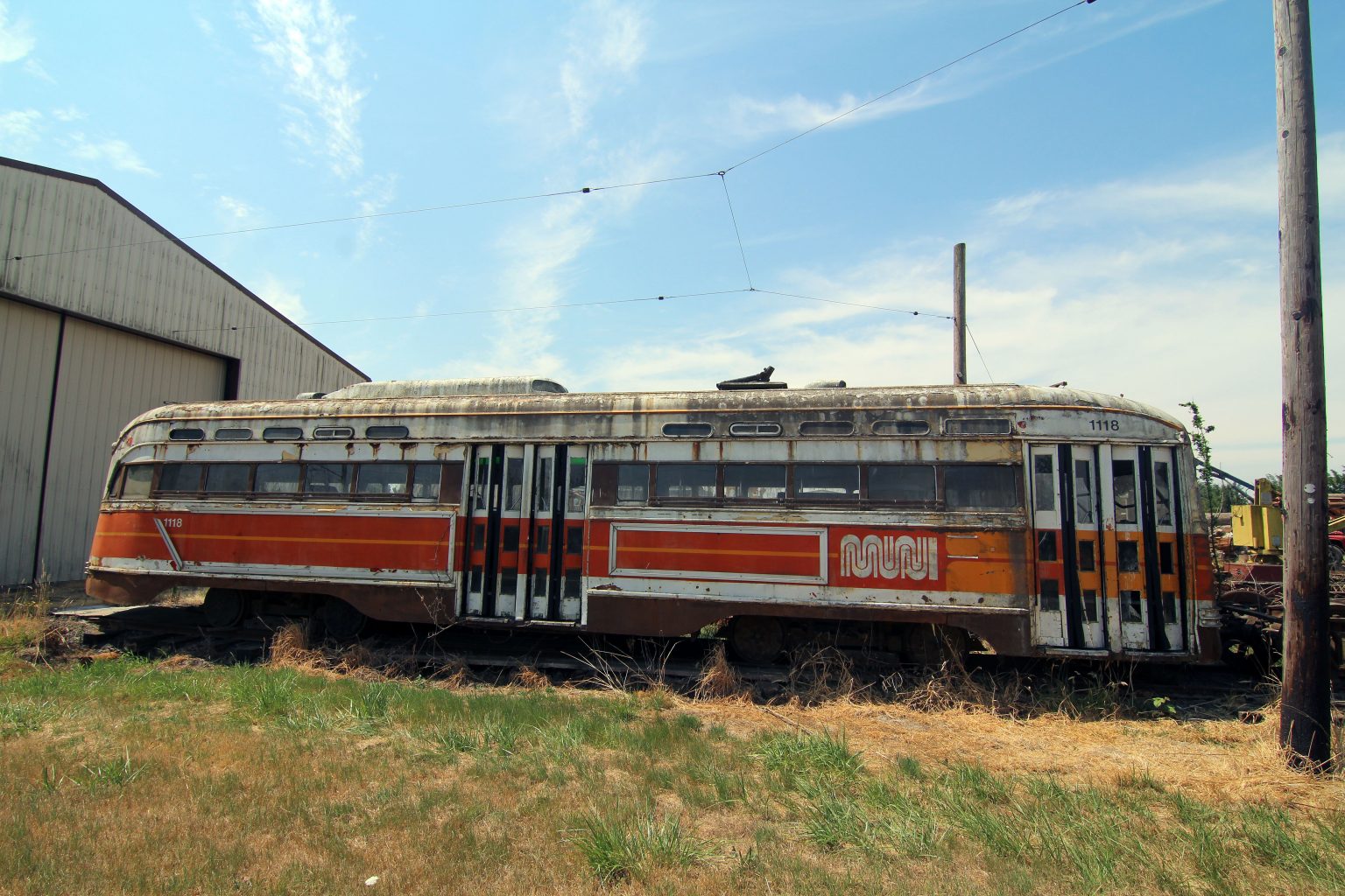 Trolley collection of the Oregon Electric Railway Museum in Brooks, Oregon